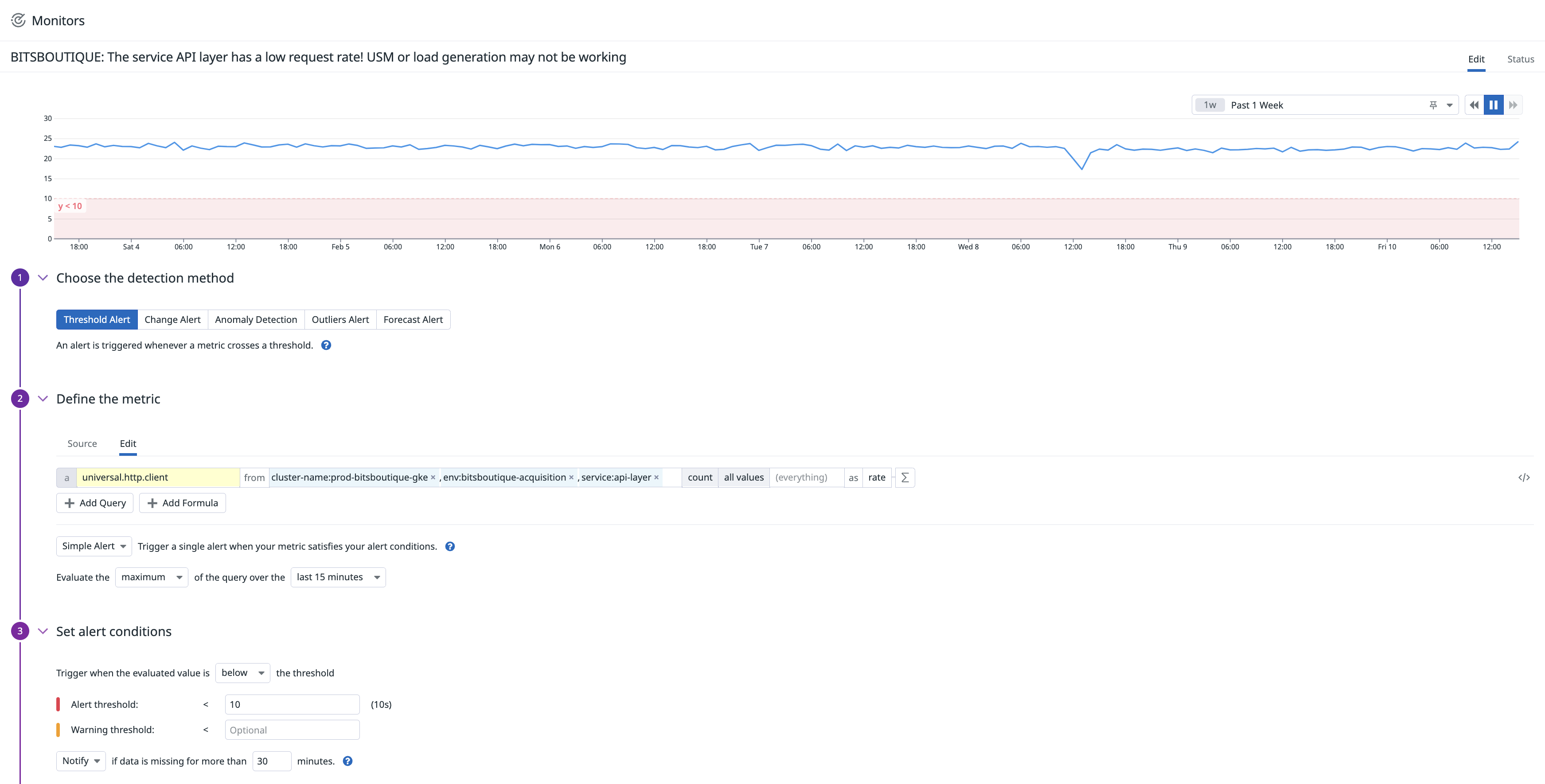 Using USM Metrics in Monitors, SLOs, and Dashboards